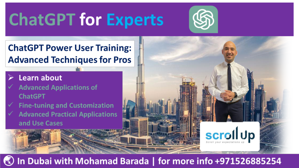 ChatGPT Private Online training for Beginners - Mohamad Barada